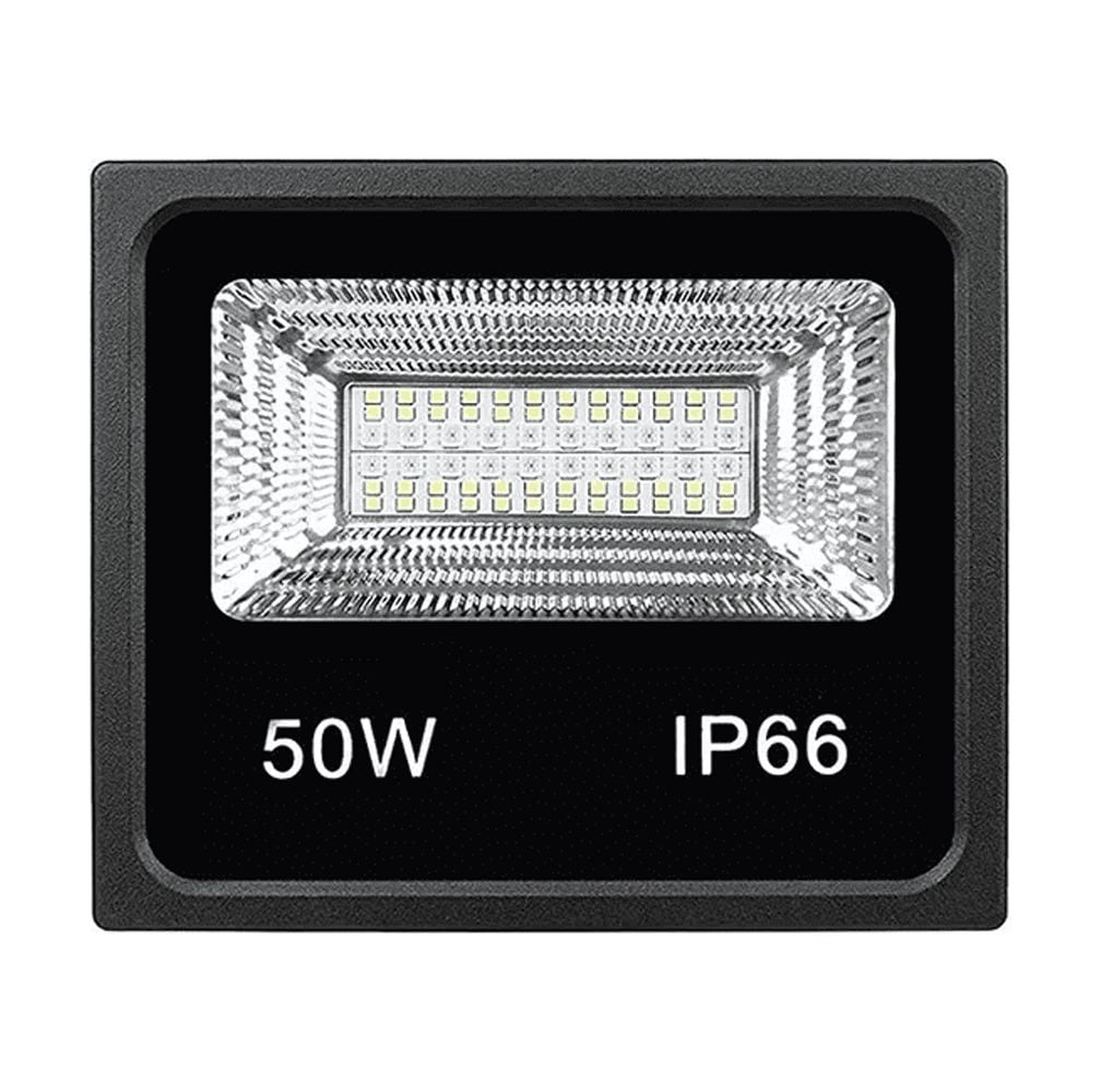 Reflector Led Rgb De 50w Ip66 Para Exterior Negro | Bodega Aurrera en línea