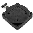 Cannon 2207003 Low-Profile Swivel Downrigger Mounting Base, Black ...