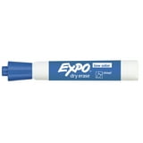Expo Low Odor Blue Dry Erase Markers, Chisel Tip, Quick-Drying, 12 ...