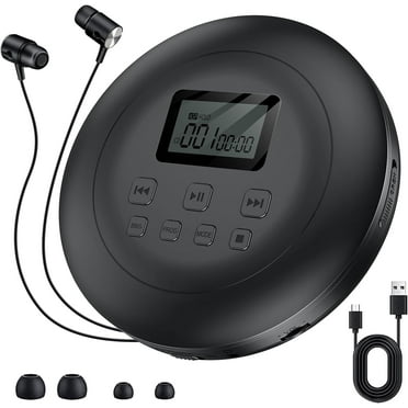 Portable Electric CD Player with AM-FM Stereo, Radio Cassette Combo ...