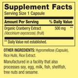 Spring Valley Cranberry Extract Urinary Tract Support Vegetarian ...
