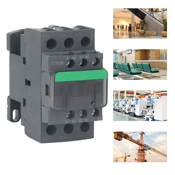 AC Contactor 38A PC Housing 1 NO 1 NC High Voltage Electric Contactor ...