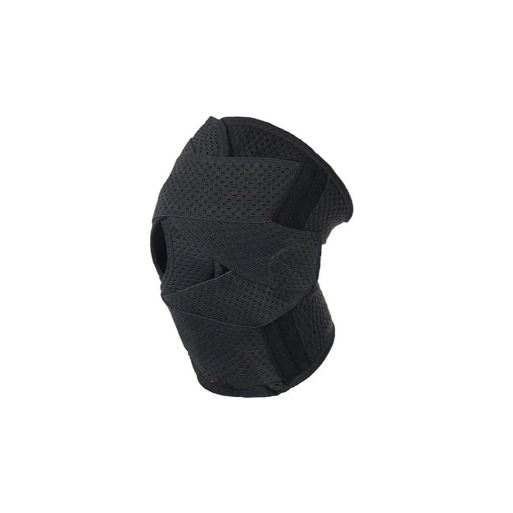 Linyer Sporting Compression Knee Brace with Side Stabilizers Breathable ...