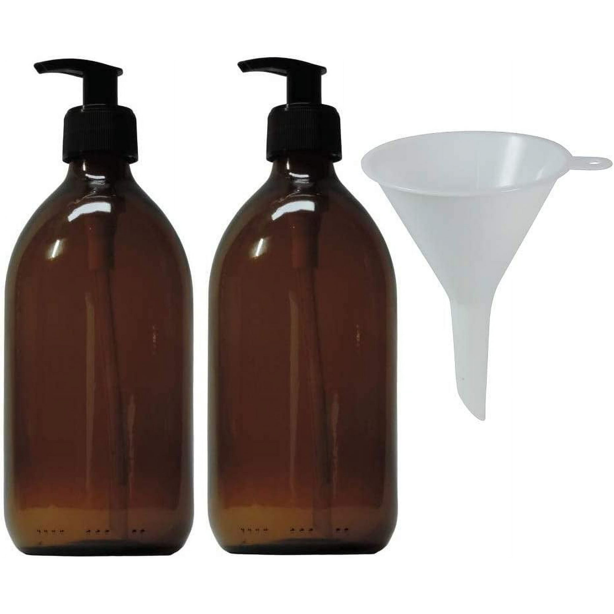Click here for Nieqiuyun 2 Pack 500ml Amber Glass Soap Dispenser... prices