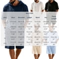 AGKIZG Men's Solid Color Short Sleeve Hooded Top Elastic Waist Long ...
