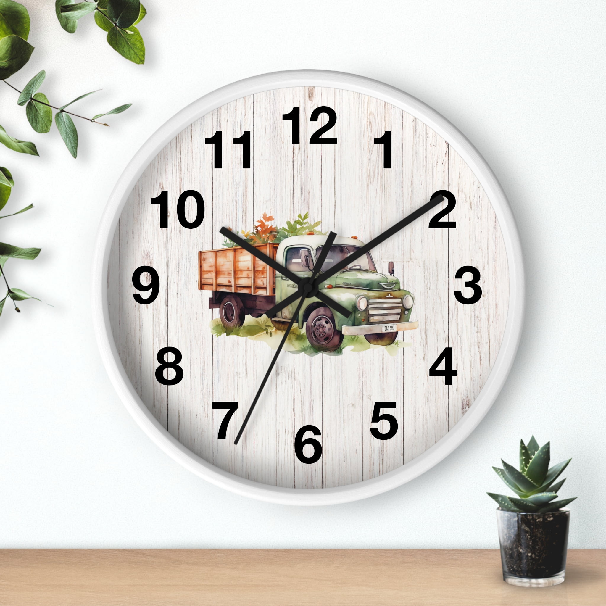 Farmhouse Wall Clock 10-inch Cottagecore Charm Home Decor Aesthetic ...