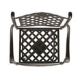 Cobb Cast Aluminum Copper Outdoor Bar Stool Set Of 2 Shiny Copper