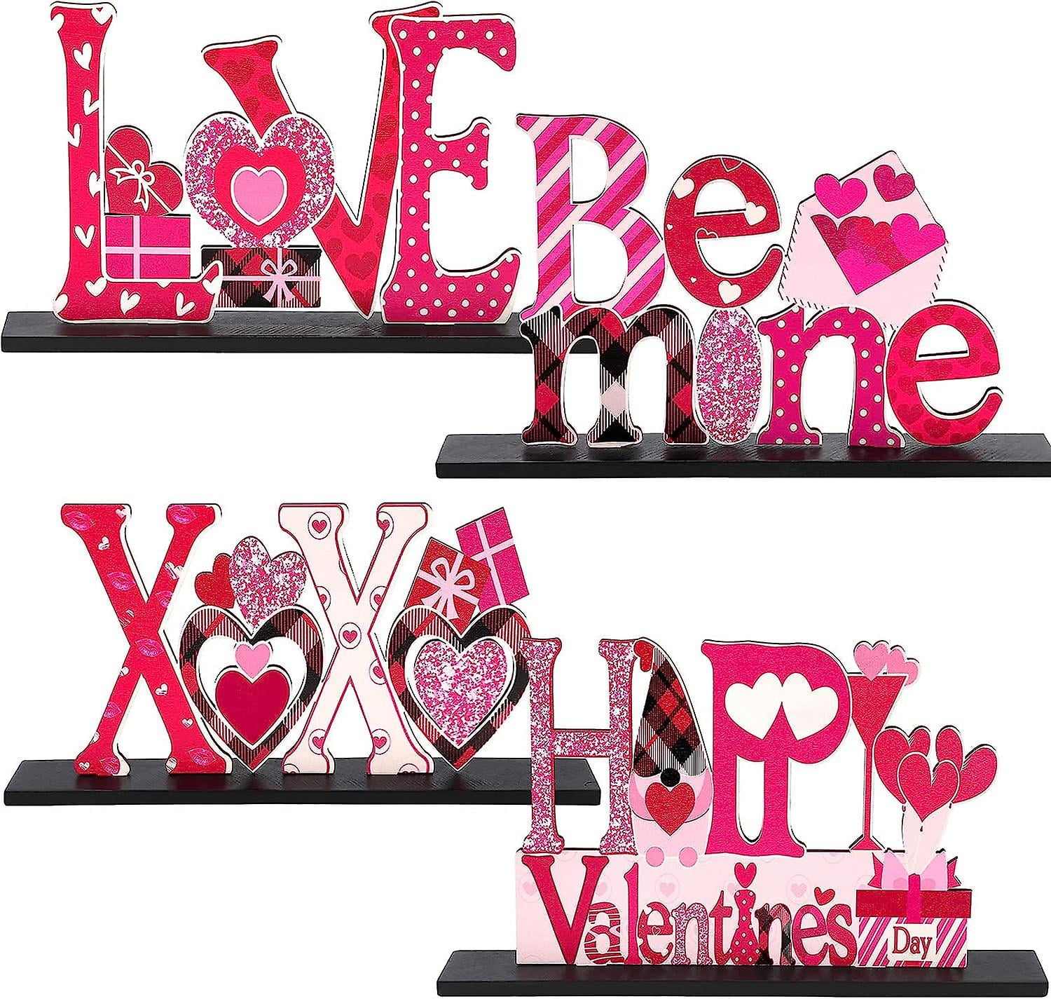 Decoraciones para el día de San Valentín, carteles románticos de centro ...
