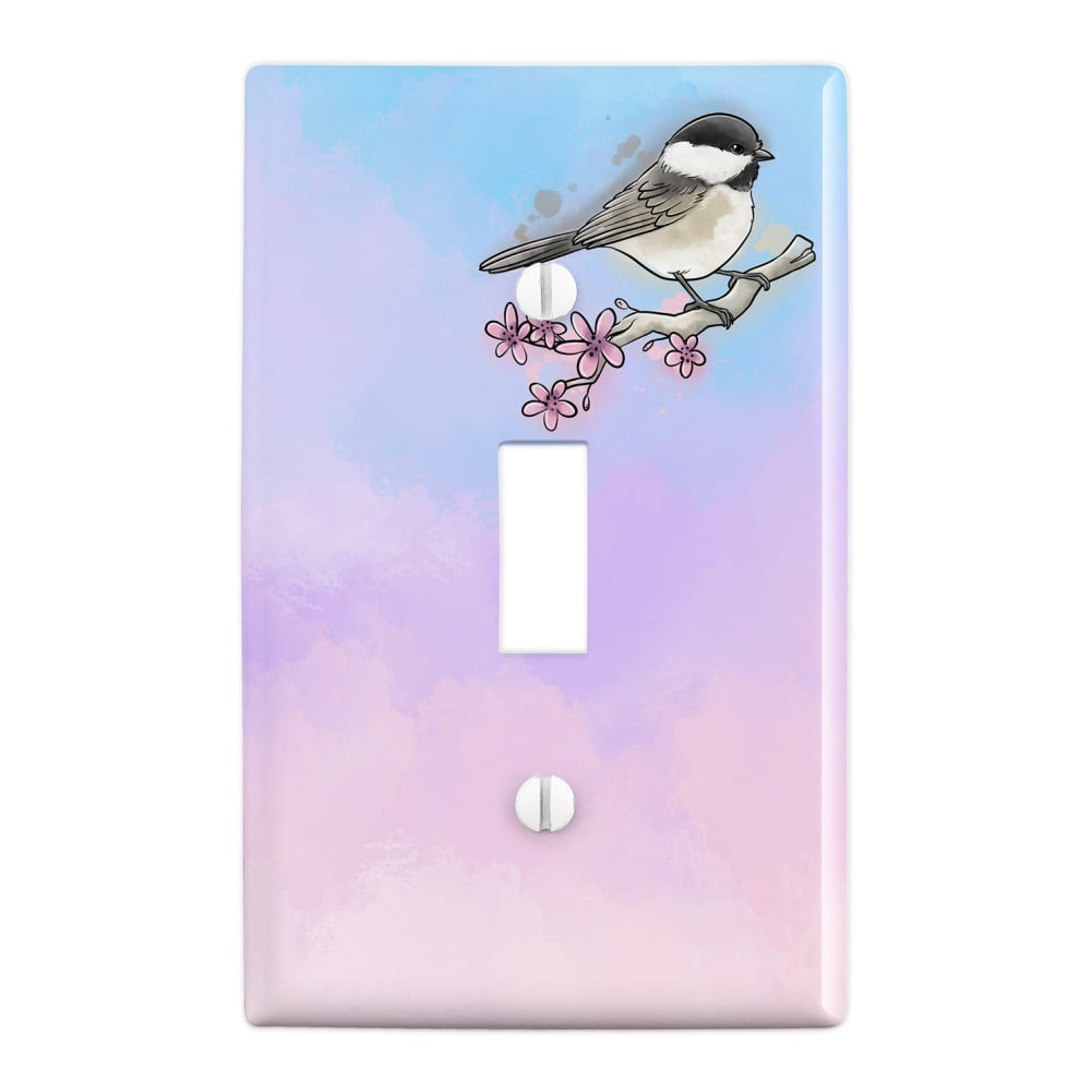 Black-capped Chickadee Watercolor Northeastern Bird Plastic Wall Decor ...