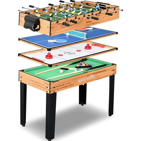 4in1 Portable Multi Game Table, 48” Sports Arcade Game with Accessories ...