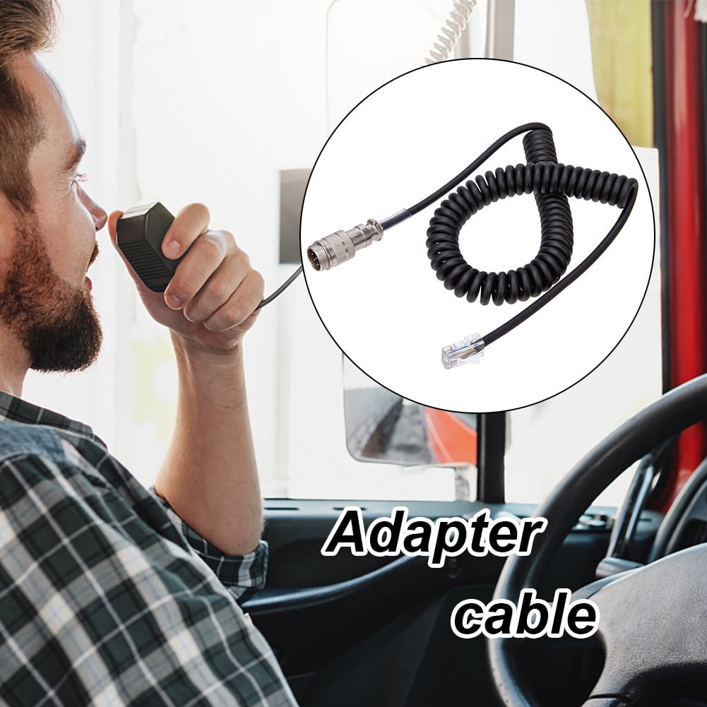 Microphone Cable Replacement 8 Pin To RJ45 Speaker Cable for Yaesu ...