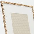 8x10 High Quality Polished Gold Cast Metal Picture Frame - Rope Design ...