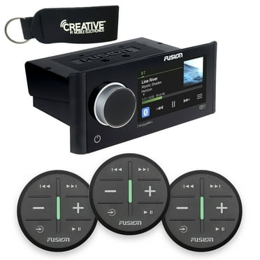 Fusion MS-RA210 Marine Entertainment System with (2) ARX70B Black ...