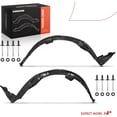 A-Premium Pair Front Inner Fenders Liner Splash Shield Set with Clips ...