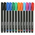 Sharpie Fine Point Pens, 12pk Assorted Colors, Quick-Drying Ink, Smear ...