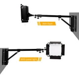 ShowMaven Wall-Mounted Boom Arm for Ring Light, Monolight, Softbox ...