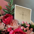 3drose, Gold Cross with Jewel Look on Larger Gold Cross, 6 Greeting ...
