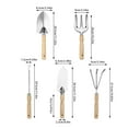 Garden Tool Set 5 Stainless Steel Garden Tools Gardening Kit With ...