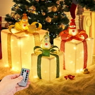 3 ft. LED Stacking Gift Boxes Porch Decor for Christmas - Walmart.com