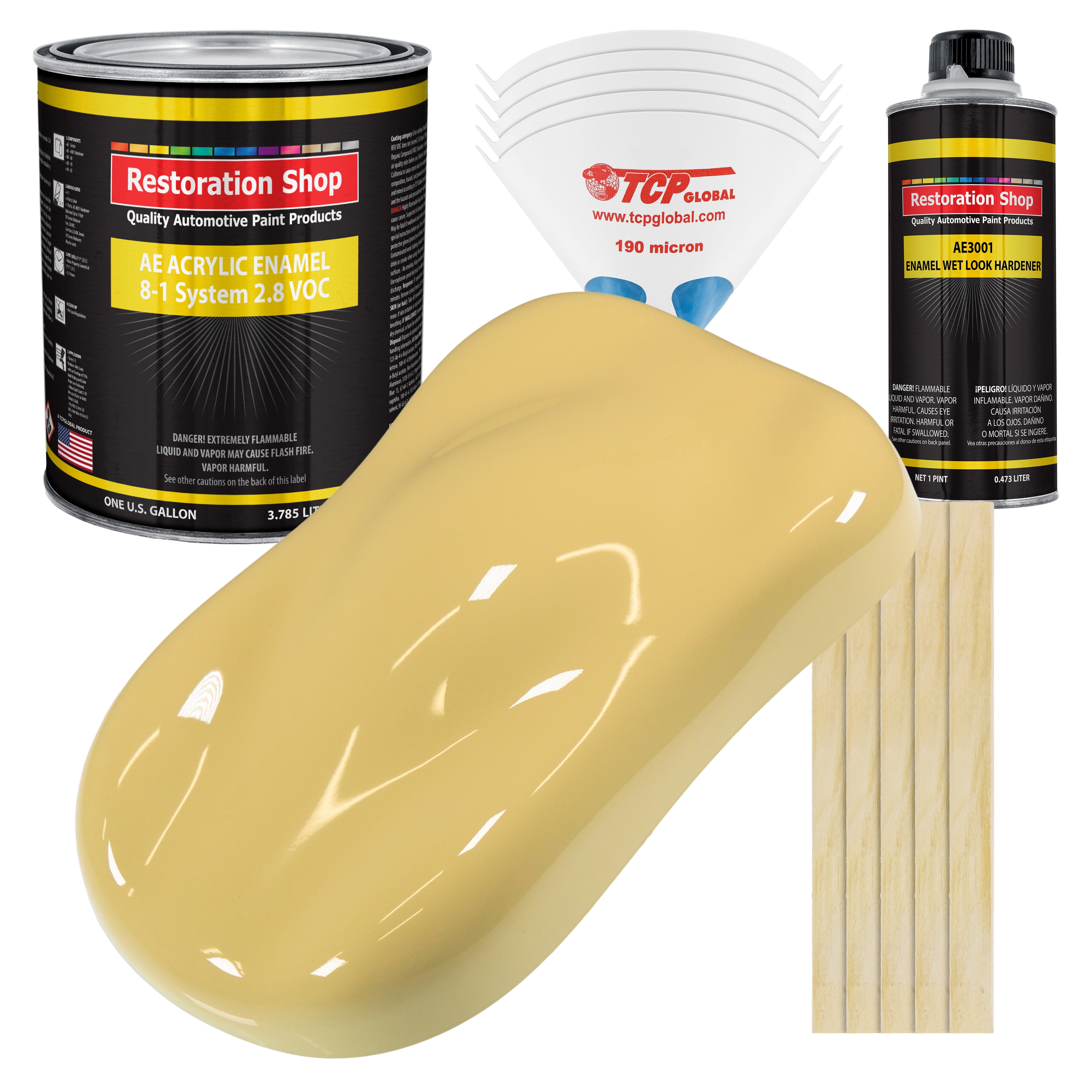 Restoration Shop - Springtime Yellow Acrylic Enamel Auto Paint ...
