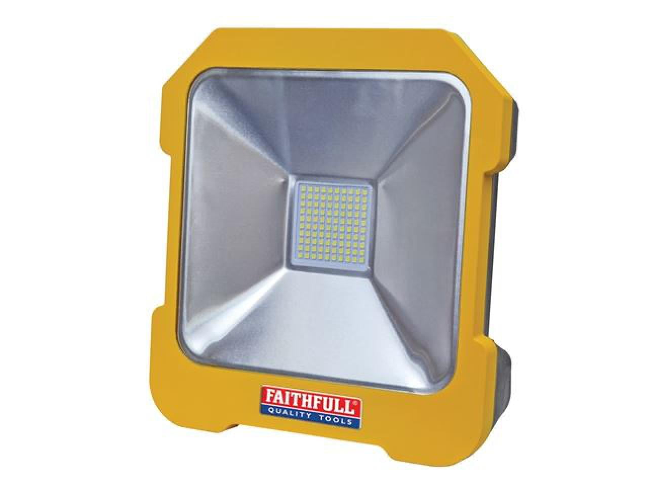 Faithfull Power Plus - SMD LED Task Light with Power Take Off 20W 110V ...
