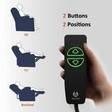 MCombo Electric Power Recliner Chair with Vibration & Heat, Extended ...