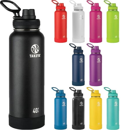 Takeya Actives 40 oz. Insulated Stainless Steel Water Bottle | Walmart ...