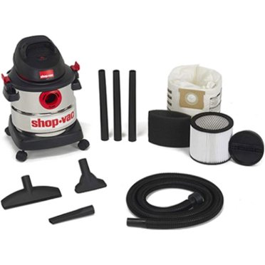 Shop-Vac 10 Gallon 6.0 Peak HP Industrial Wet / Dry Vacuum, Black ...