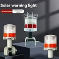 Solar-Powered Tri-Color LED Warning Light for Boating - Waterproof ...
