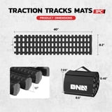 DNA MOTORING 40" Recovery Traction Tracks Mat Car Non-Slip Mat Off-Road ...