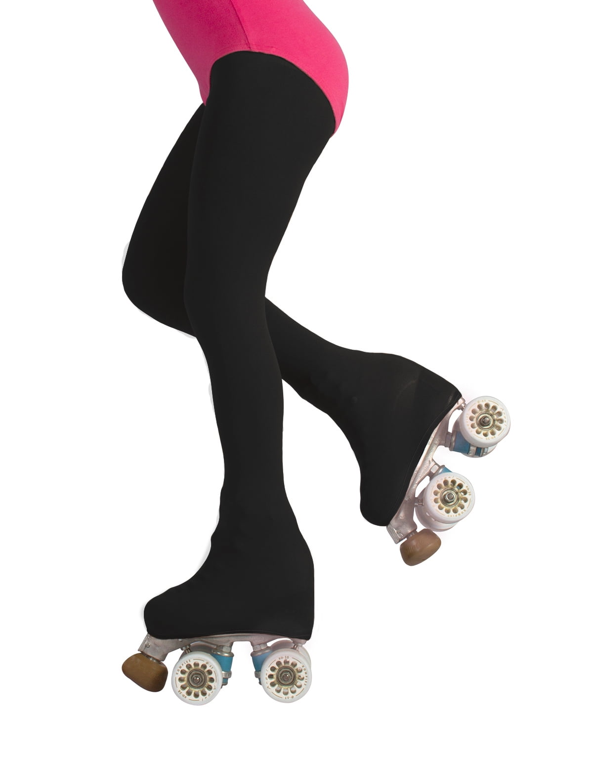 CALZITALY Girls Over the Boot Skating Pantyhose | Roller and Figure ...