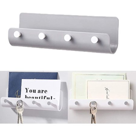 Minimalist Key Rack, Non-marking Adhesive Key Strip Key Rack With Four ...