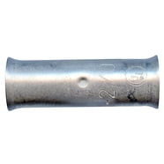 (10) Non-Insulated 4 Gauge Seamless Butt Splice Connector Uninsulated ...