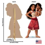 Cardboard People Moana & Simea Life Size Cardboard Cutout Standup ...