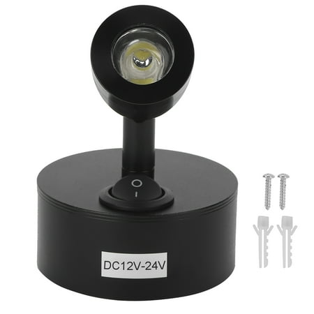 Led Spotlight 12V 3W LED Spot Light Switch Bedside Reading Lamp RV Boat ...