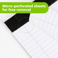 Goefun 5x8 Narrow Ruled Note Pads 12 Pack, 30 Sheets Each, Perforated ...