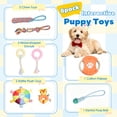 MQAAUP Puppy Play Gym with 8 Hanging Toys, 19.5"x19.5" Adjustable ...