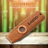 Lotpreco Wood KAZOO with Five Membrane Flute Diaphragm Mouth Kazoos ...
