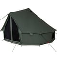 WHITEDUCK Regatta Canvas Bell Tent w/Stove Jack, Forest Green, 16.5 ...