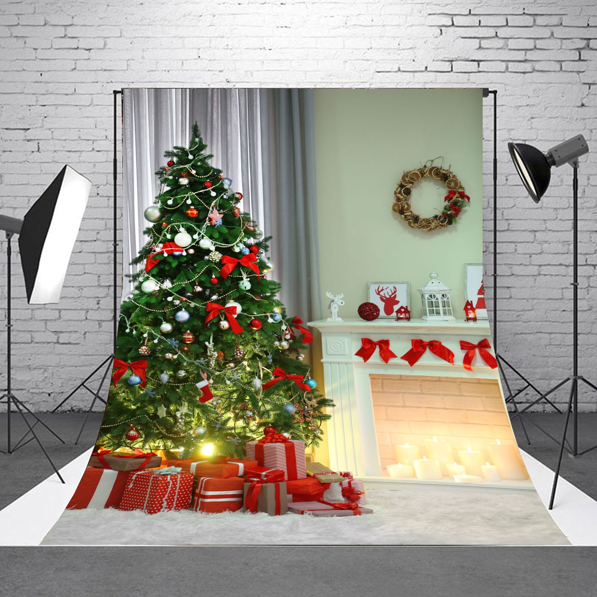 SAYFUT Studio Photo Video Photography Backdrops Vinyl Fabric Christmas ...