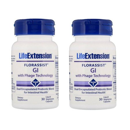Life Extension - Florassist GI with Phage Technology, 30 Liquid ...