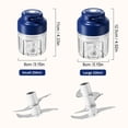 Agiufgs Electric Garlic Chopper 8.45, Powerful Dual-Core Motor & 4 ...
