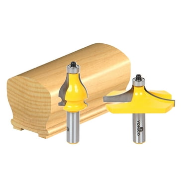 Yonico 3 Bit Raised Panel Cabinet Door Router Bit Set- Bevel- 1/2 ...