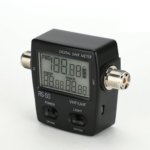 Watt Meter Standing Wave Ratio Digital Swr Meter RS50 Portable LED ...
