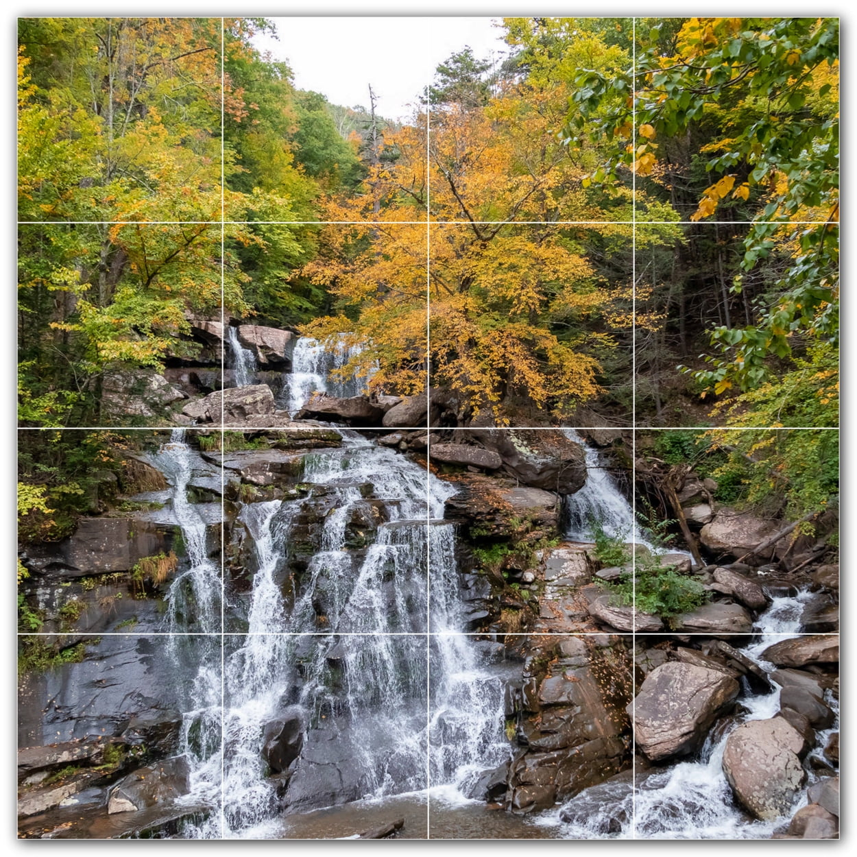 Picture-Tiles.com: Waterfalls Ceramic Tile Wall Mural WAL501088-44L. 32 ...