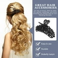 BESTYASH Vintage Style Black Alloy Jaw Clip Simple Design for Hair ...