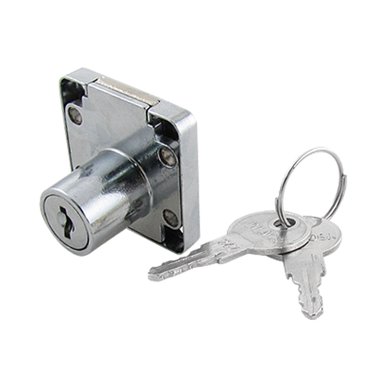 Drawer Cupboard Metal Cylinder Head Square Base Cabinet Lock and Key ...