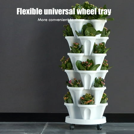 Stackable Planting Pot Creative Plastic Stackable Stackable Planting ...