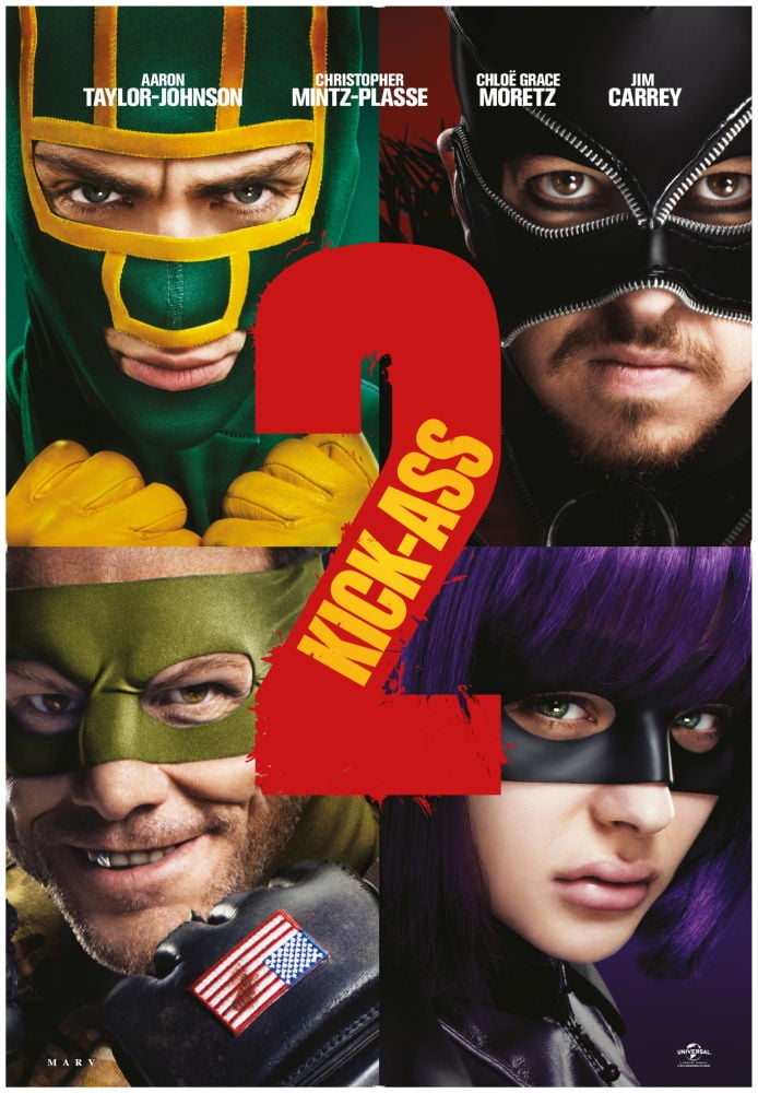 Kickass 2 Movie Poster 24Inch x 36Inch Poster 24x36 Multi-Color Square ...