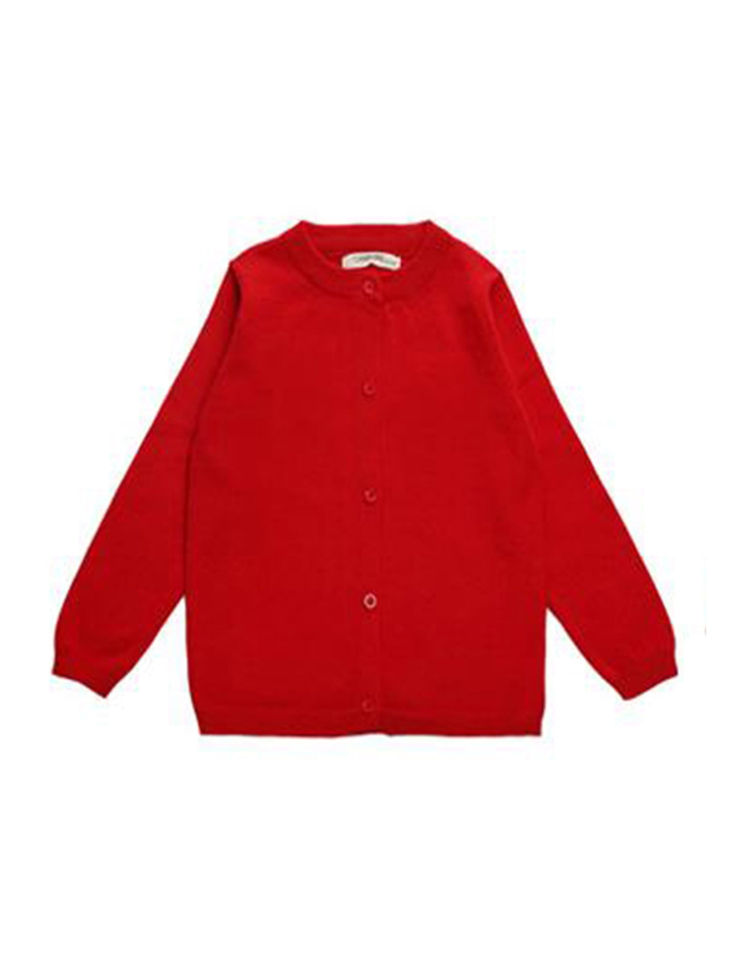 Paille Kids Knit Sweaters Crew Neck Cardigan Sweater Long Sleeve ...